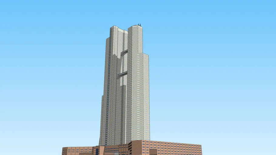Tokiwa Twin Tower Building-Prototype C | 3D Warehouse