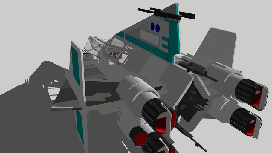 INCOM Exclusive ZX-4 Arrowhead W.I.P.] (Now with Pilot Controls!) | 3D ...