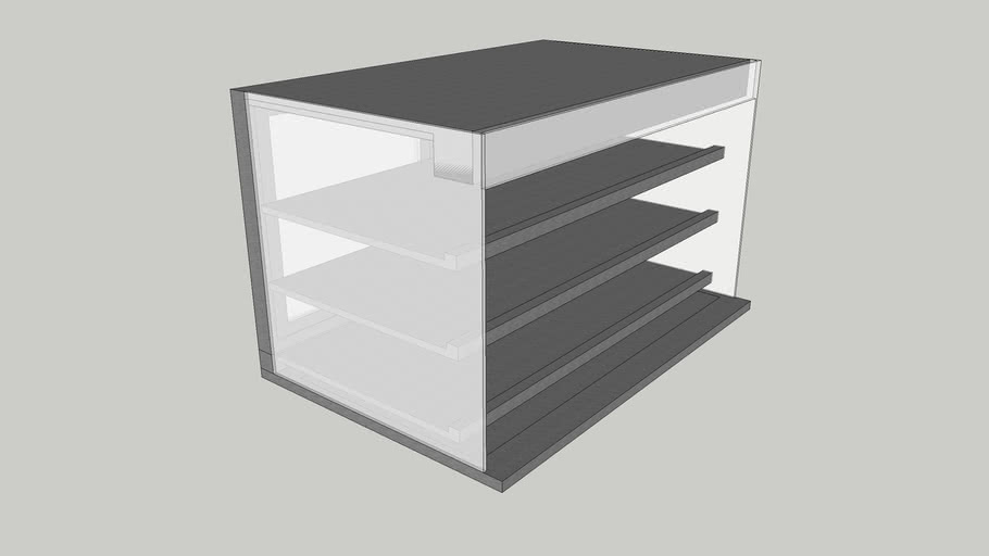 Moffat Versicarte Drop In Heated Case | 3D Warehouse