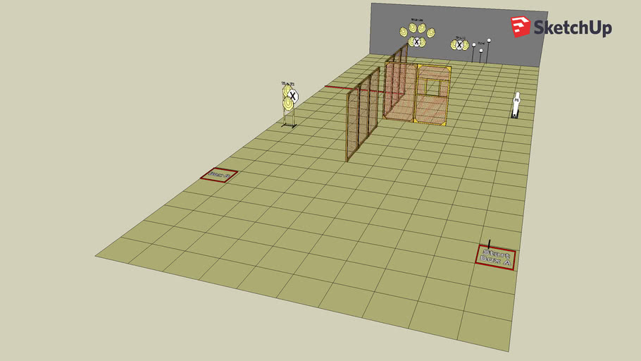 IPSC Stage 2 | 3D Warehouse