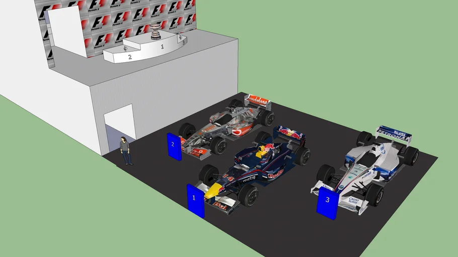 Formula 1 Podium | 3D Warehouse