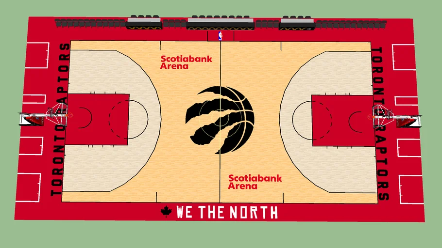 Toronto Raptors Court | 3D Warehouse