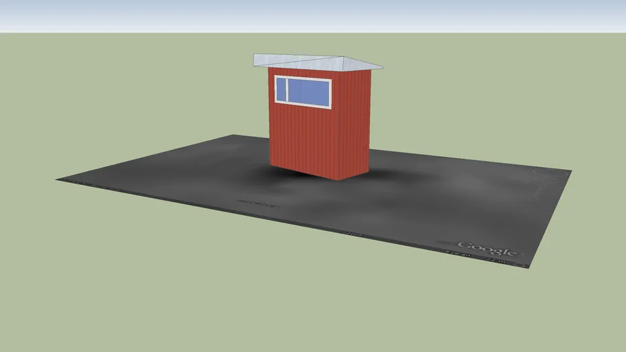 Fall River School Football Field Pressbox | 3D Warehouse