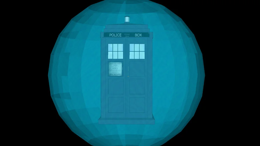 TARDIS in the space sphere | 3D Warehouse