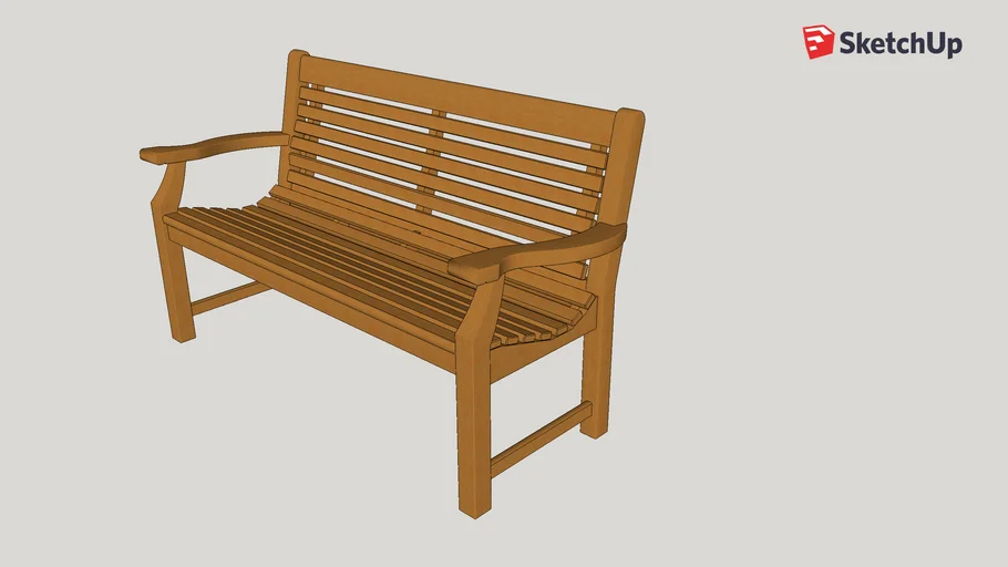 Garden Bench, Park Bench | 3D Warehouse