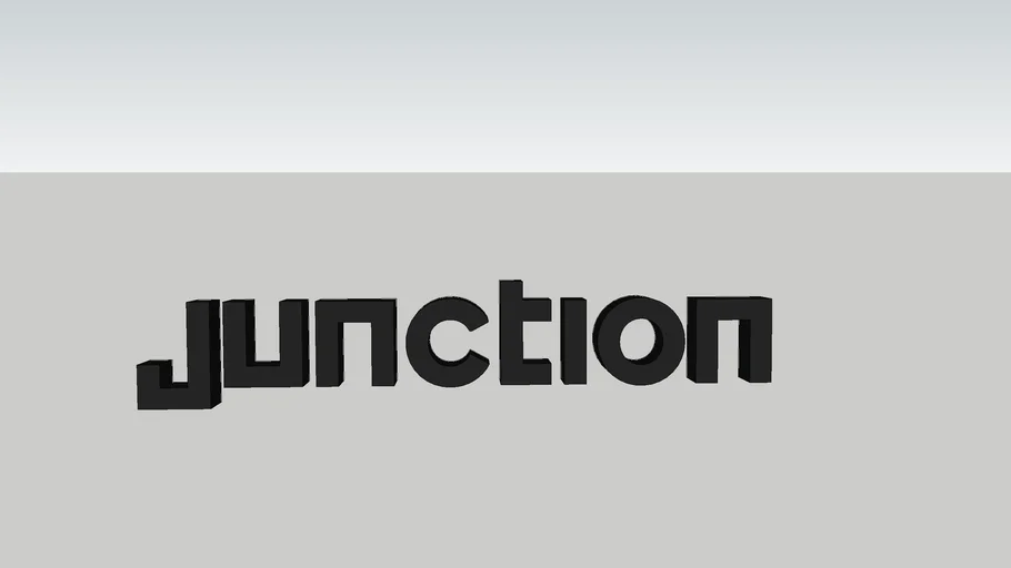 Junction Logo black | 3D Warehouse