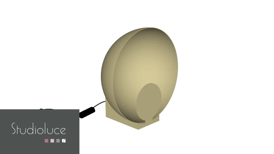 Abajur Gong AB2173DO - Studioluce | 3D Warehouse