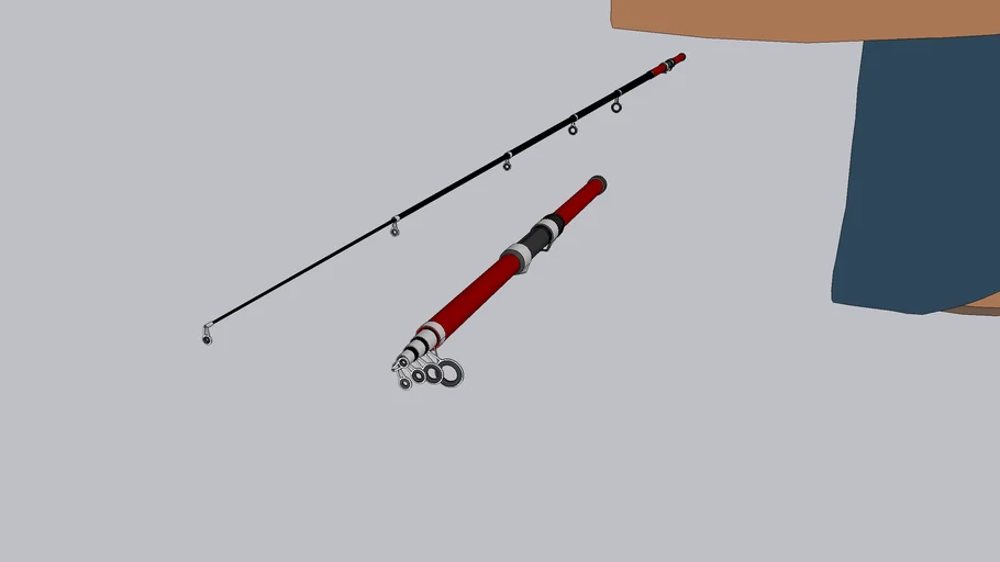 fishing pole | 3D Warehouse