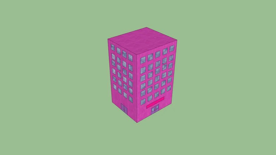 Pink Building | 3D Warehouse