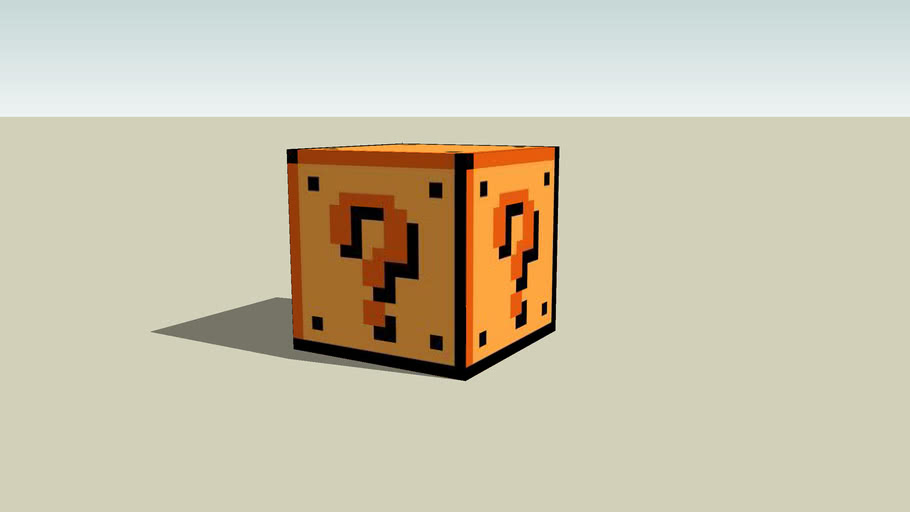 Super Mario Question Block | 3D Warehouse