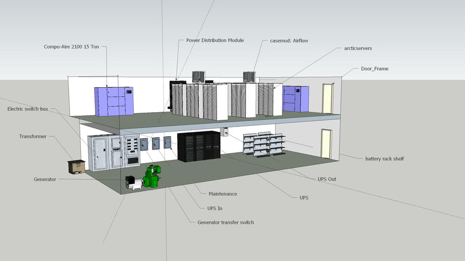 DATA CENTER | 3D Warehouse