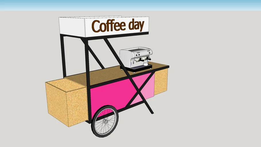 coffee cart | 3D Warehouse
