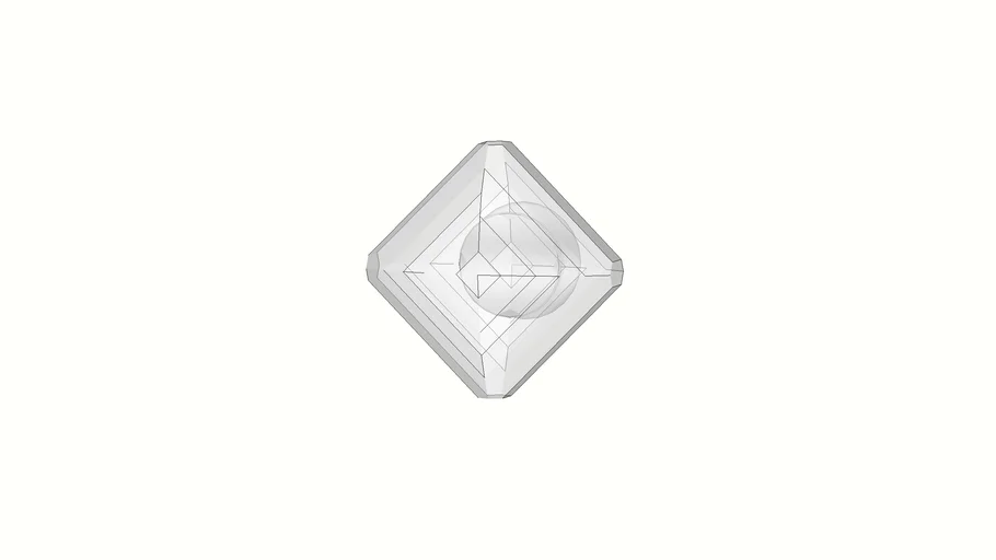 Crystal Knob - Square | 3D Warehouse
