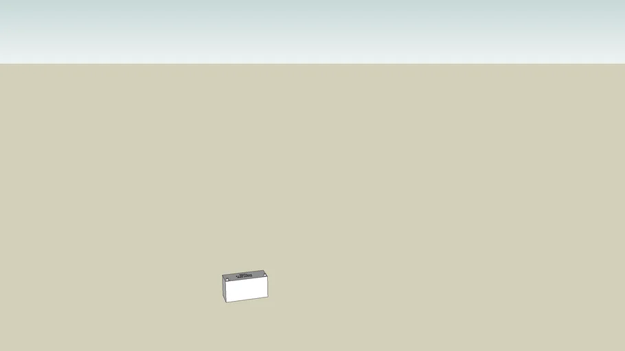 100AH Solar Battery | 3D Warehouse