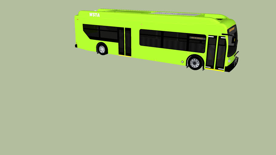 WSTA new bus | 3D Warehouse