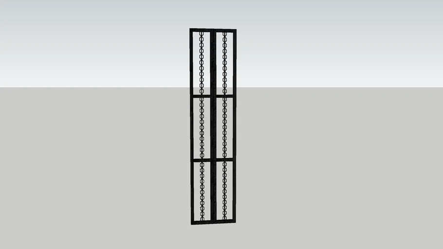 timber luxury partition screen | 3D Warehouse