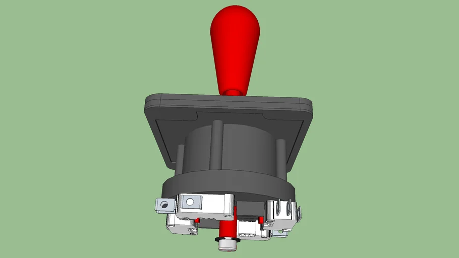 Happ arcade stick | 3D Warehouse