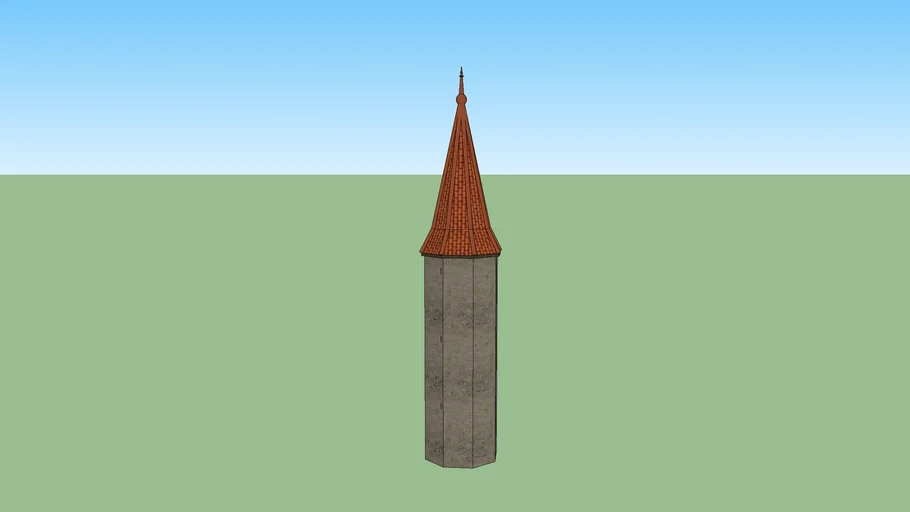 Octagonal tower | 3D Warehouse