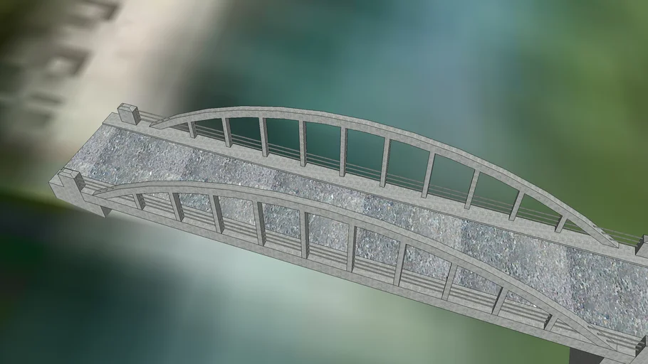 Pont Castillon de Castets 3 | 3D Warehouse