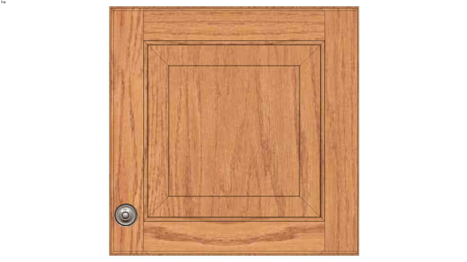Wall Single Door 15Hx15D | 3D Warehouse