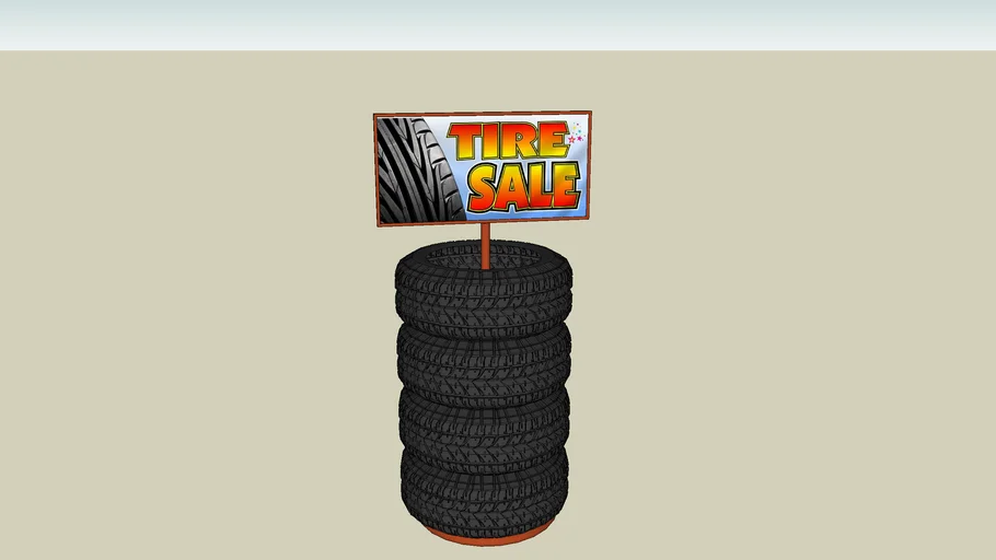 Tire Display | 3D Warehouse