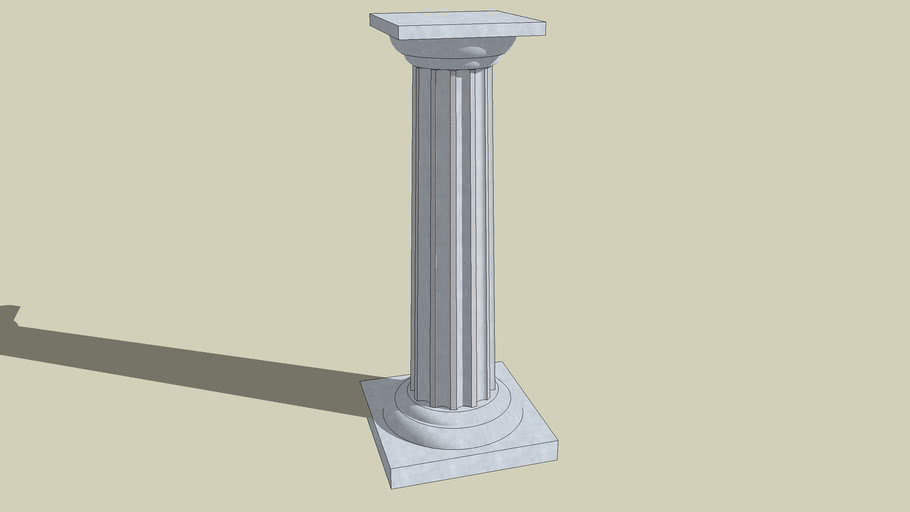 Doric column | 3D Warehouse