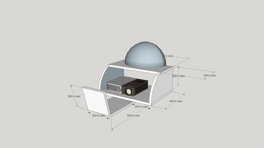 Planetarium spherical projection unit | 3D Warehouse