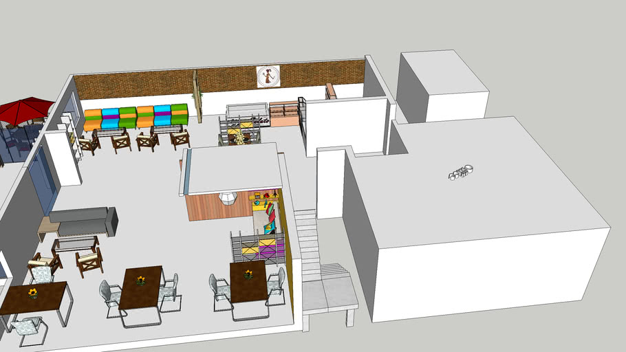 Restaurant Cafe design | 3D Warehouse