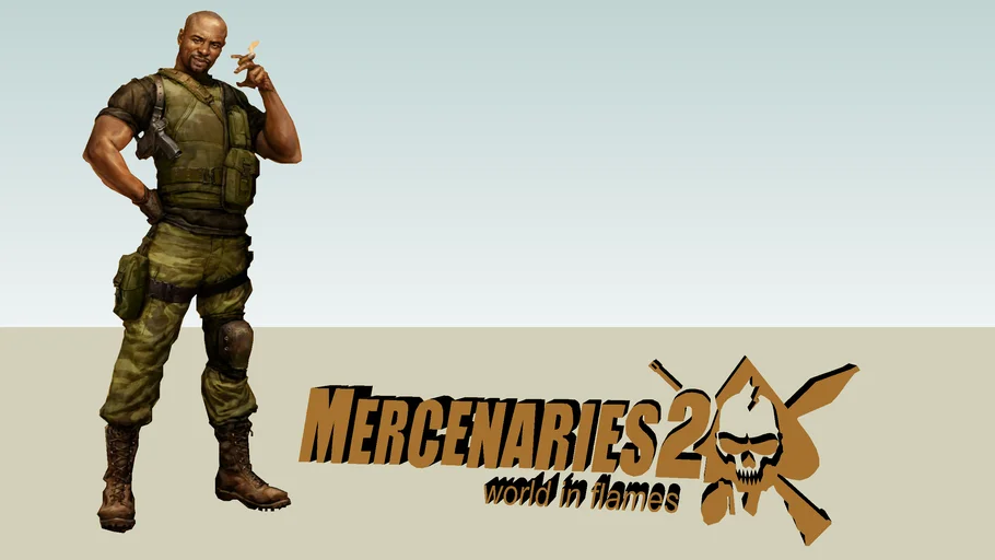 mercenaries 2 logo | 3D Warehouse