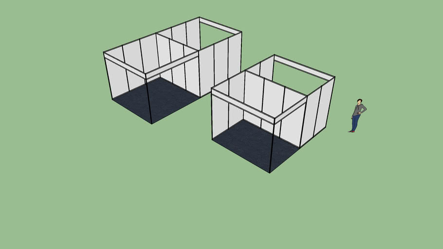 Shell Scheme Booth | 3D Warehouse