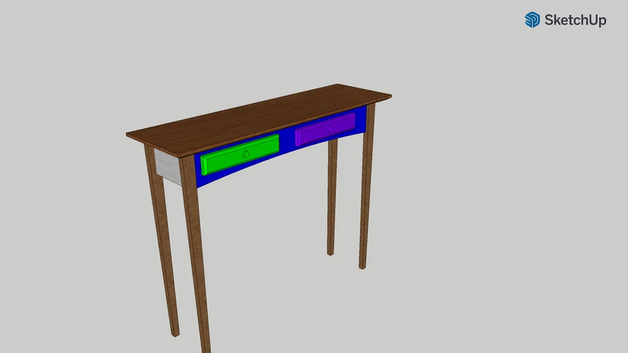 Study desk | 3D Warehouse
