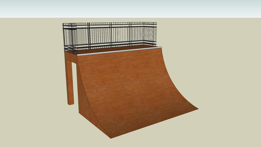 Quarter pipe | 3D Warehouse