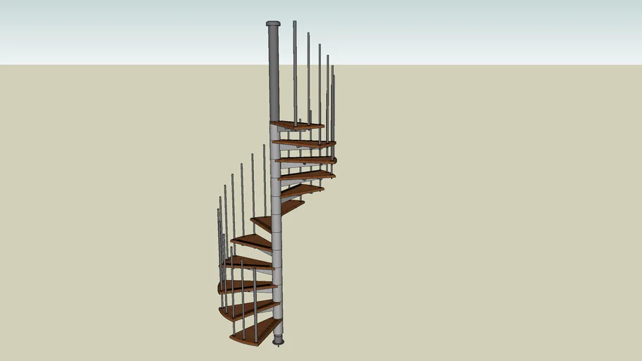 Spiral Staircase Part 1 | 3D Warehouse