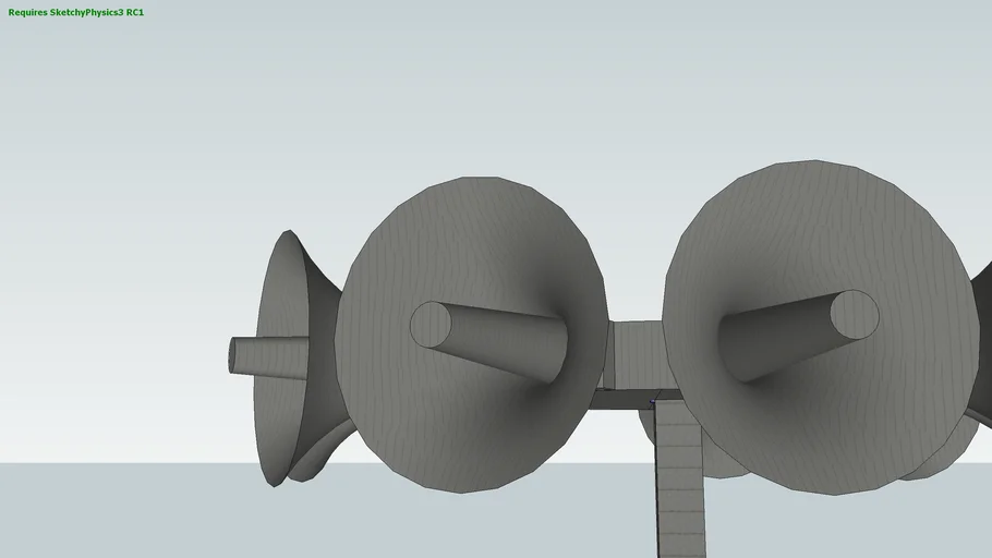 An air raid or a tsunami warning siren. | 3D Warehouse
