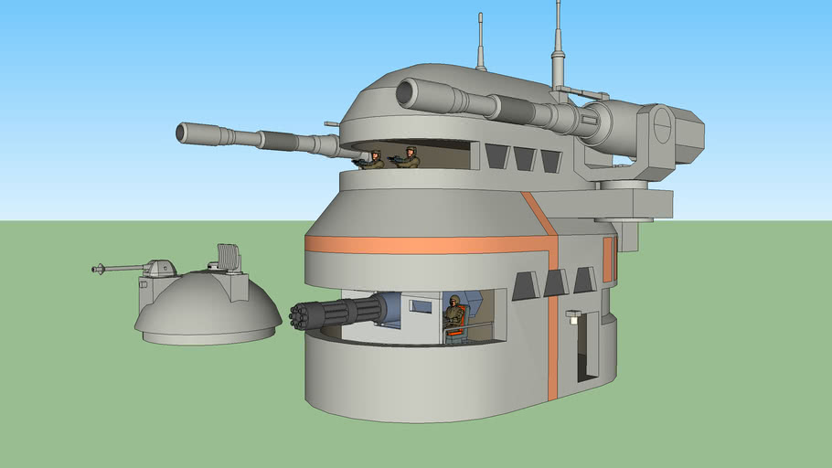 Anti-Infantry Battery (Crait) | 3D Warehouse