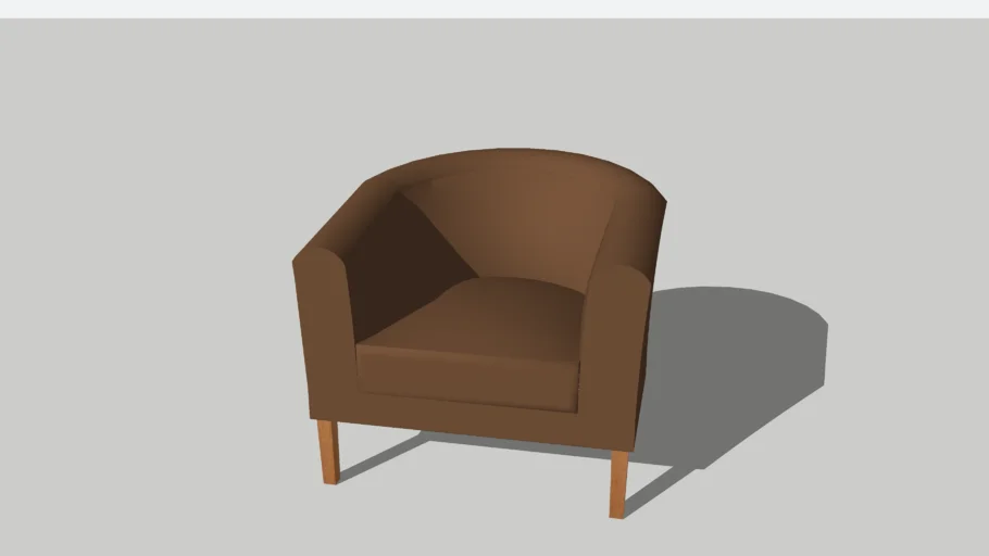 Leather Tub Chair | 3D Warehouse
