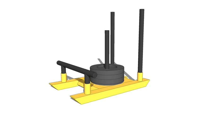 Gym - Power Sled | 3D Warehouse