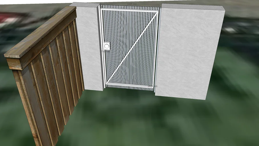 Aluminium Gate | 3D Warehouse