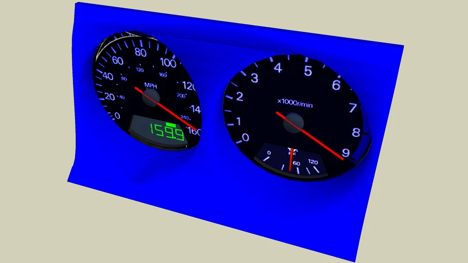 Car Parts Speed o meter dasher speed dails | 3D Warehouse