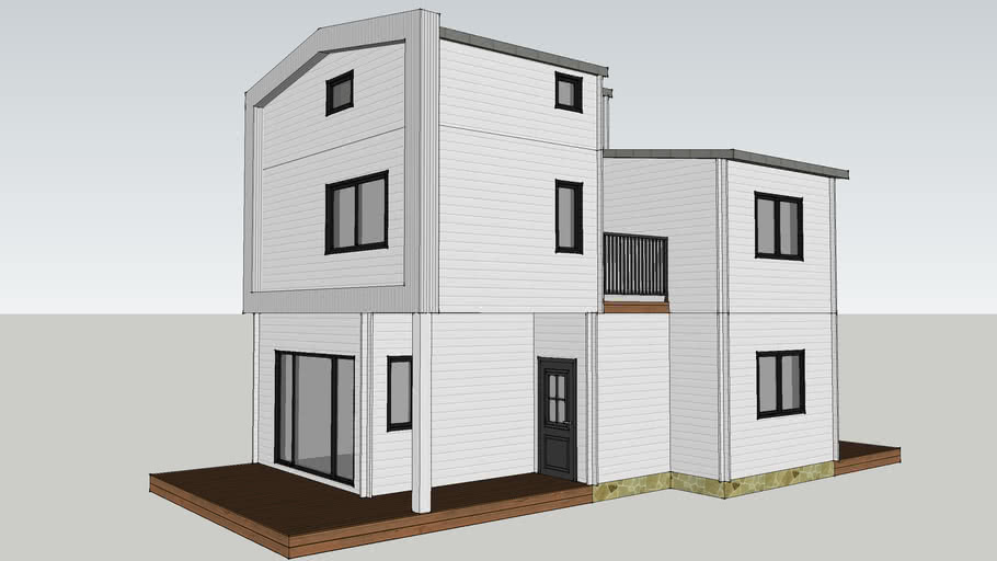 TIMBER BLOCK HOUSE | 3D Warehouse