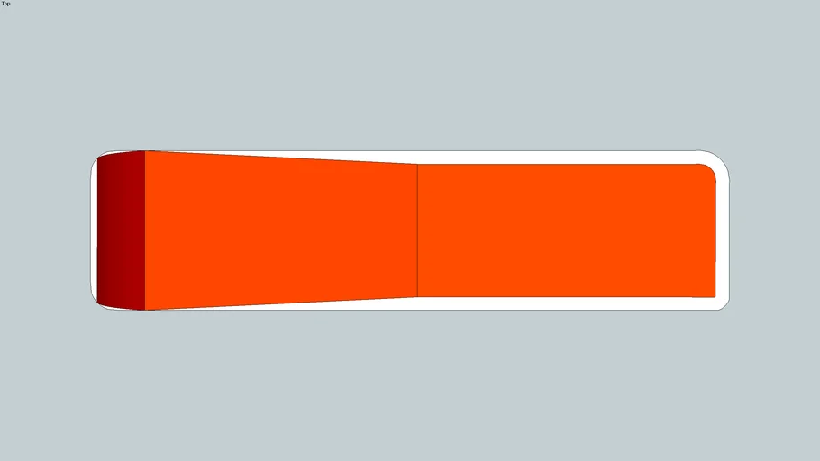 Rocker Switch - Red, with terminals | 3D Warehouse