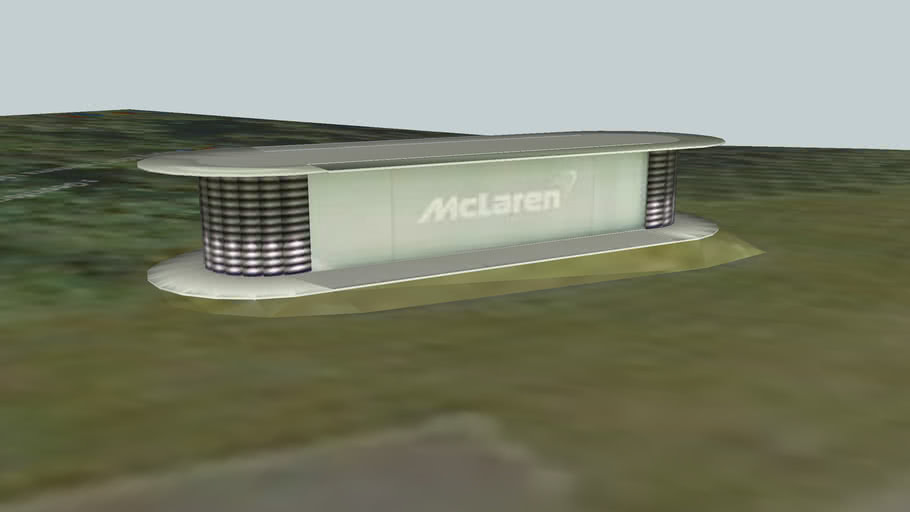 McLaren Technology Centre Sign - Woking | 3D Warehouse