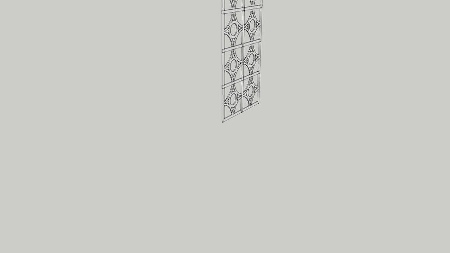 decorative screen element | 3D Warehouse