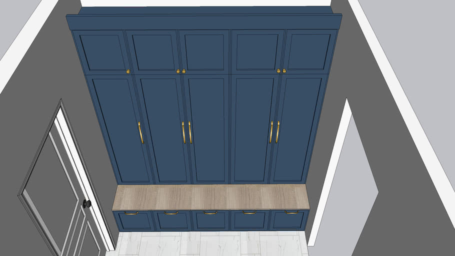 Mudroom Lockers | 3D Warehouse