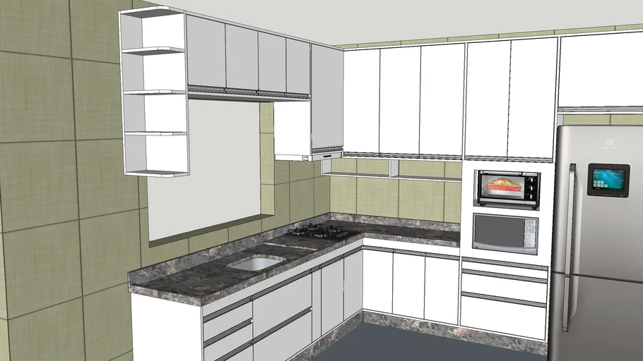Projeto pronto Cozinha | 3D Warehouse