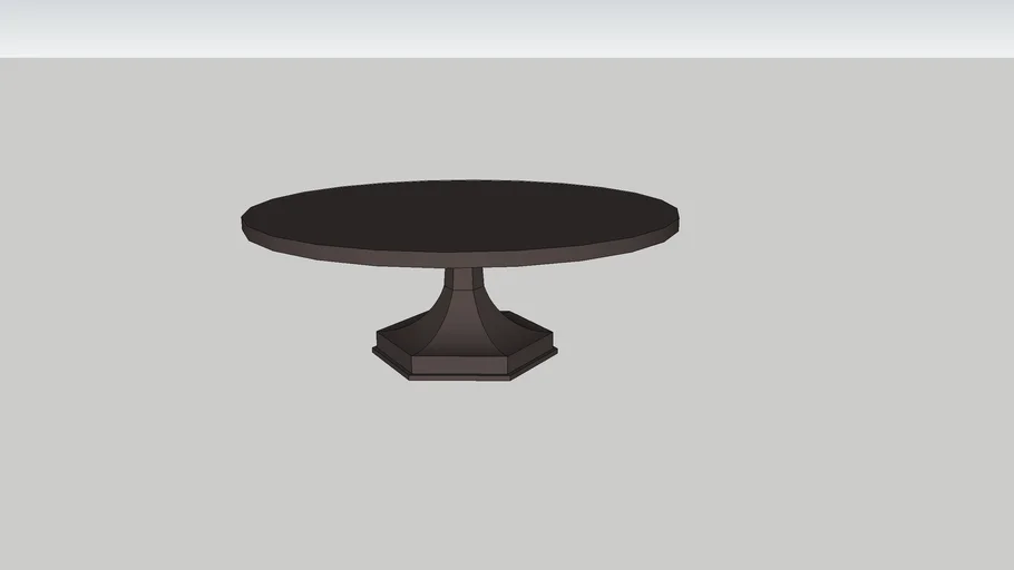 Bobo Intriguing Objects Metal 72' Round Table | 3D Warehouse