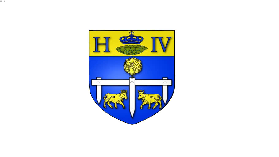 blason de la ville de Pau | 3D Warehouse