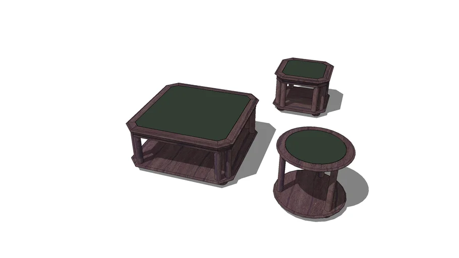 Wood Coffee Tables | 3D Warehouse
