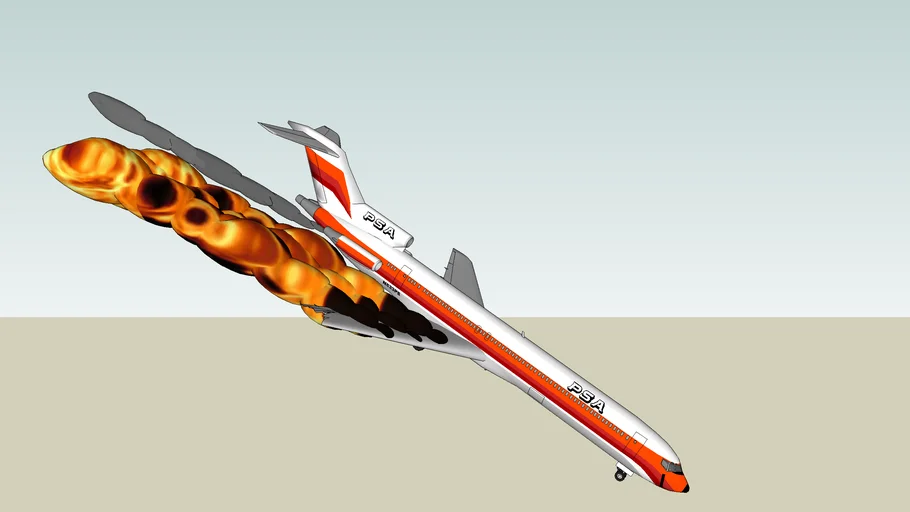 plane crash | 3D Warehouse