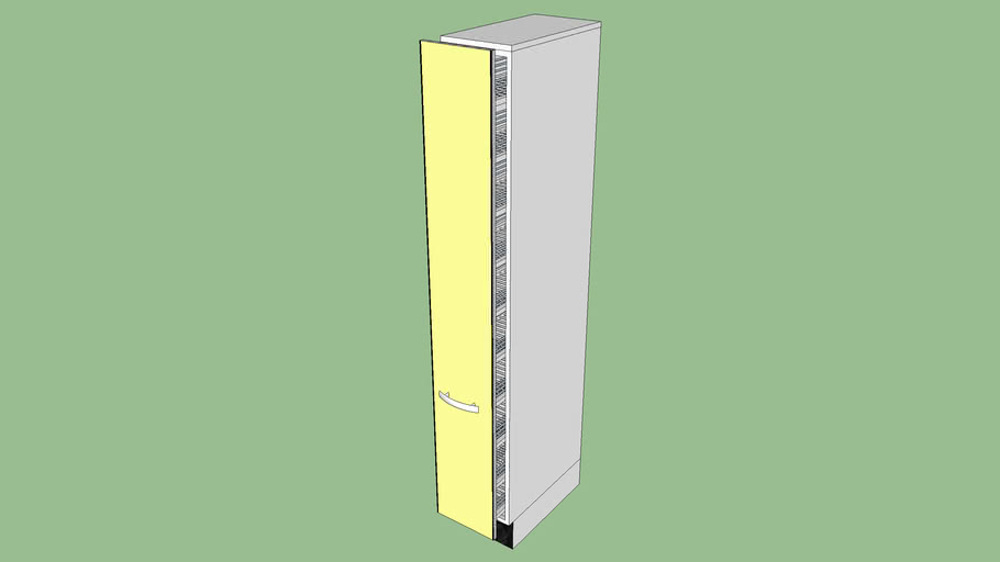 Kitchen Tall Rack Cabinet | 3D Warehouse